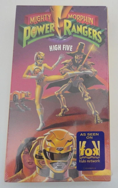 MIGHTY MORPHIN POWER Rangers High Five video VHS 1993 NUOVO SIGILLATO ...