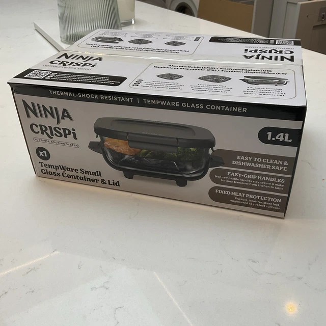 NINJA CRISPI PORTABLE 4-In-1 Glass Air Fryer 1.4 L Container ...