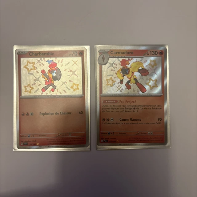 CARTE POKÉMON SHINY Carmadura 115/091 - EV4.5 Destinées de Paldea - PAF - FR EUR 3,50 - PicClick FR