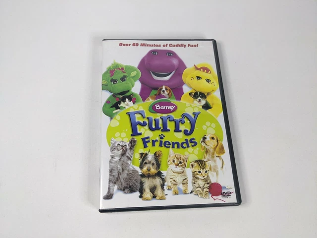 BARNEY FURRY FRIENDS Purple Dinosaur Dog DVD R2 FAST & TRACKED POST $16 ...