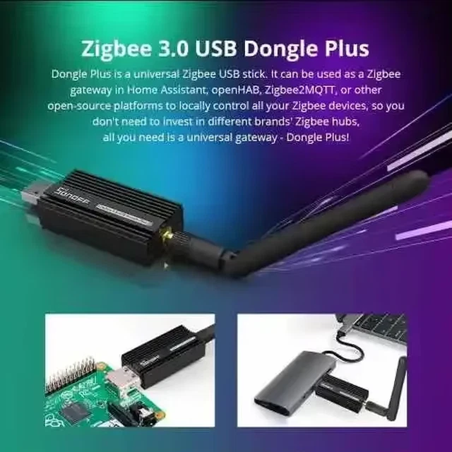 ZB DONGLE-E ZIGBEE 3.0 USB Dongle Plus Wireless Zigbee Gateway Analyzer ...