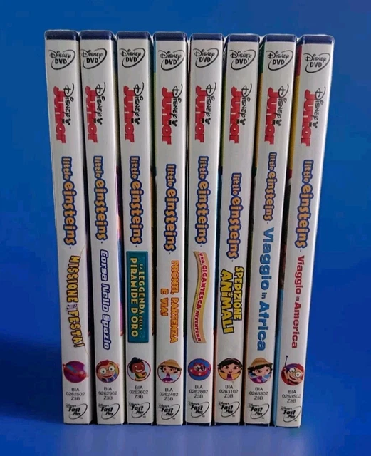 LITTLE EINSTEINS WALT Disney Junior Lotto 8 Dvd COME NUOVI 🇮🇹 $228.80 ...