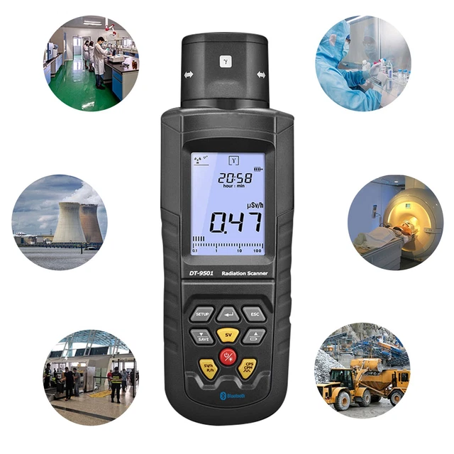 ALPHA BETA GAMMA X Ray Radiation Scanner Detector Nuclear Radiation ...