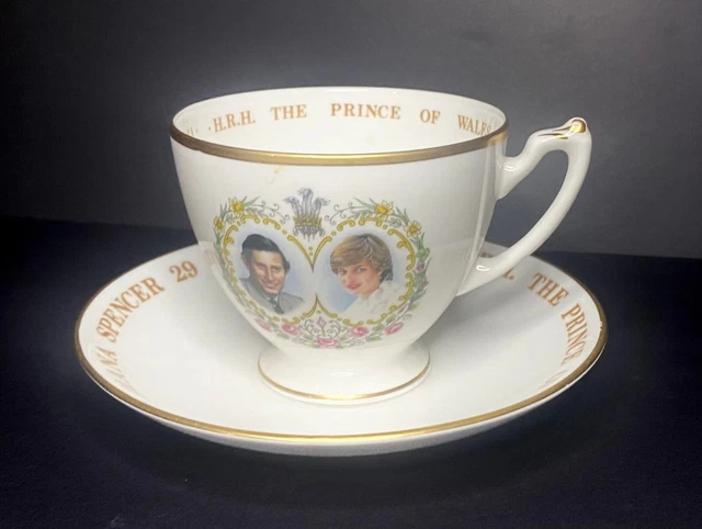 PRINCESS DIANA & Prince Charles Limited Edition Collector Tea Cup and ...