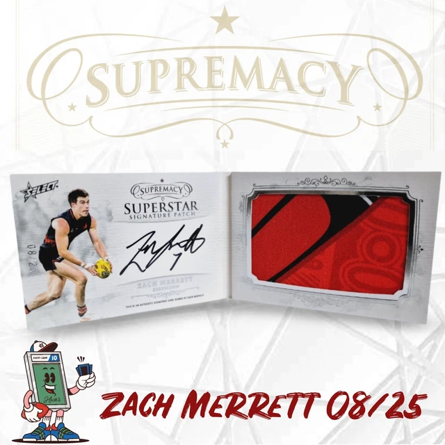 AFL SELECT SUPREMACY 2024 Zach Merrett Superstar Signature Patch ...