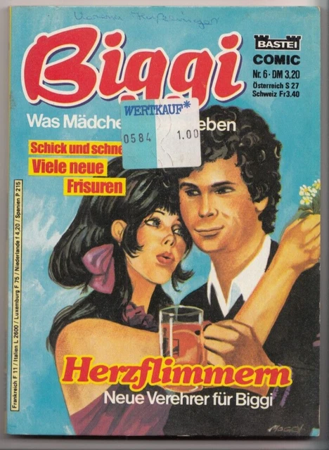 BIGGI COMIC HEFT Nr. 6 - Was Mädchen alles erleben - Herzflimmern EUR 5,90 - PicClick DE
