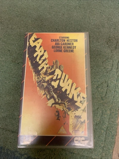 EARTHQUAKE VHS VIDEO 1974 Disaster Drama £2.22 - PicClick UK