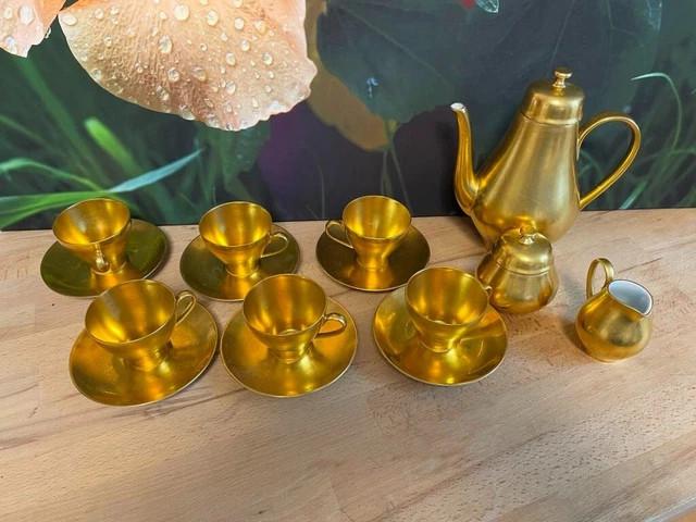JACOBS KAFFEE SERVICE Porzellan vergoldet | Lorenz Hutschenreuther EUR 70,00 - PicClick DE