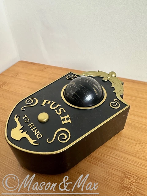 HALLOWEEN TRICK OR Treat Doorbell Spooky Sounds Party Prop Animated ...