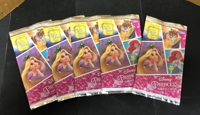 DISNEY PRINCESS TRADING Cards 5 Bustine Nuove Sigillate Edizione Topps ...
