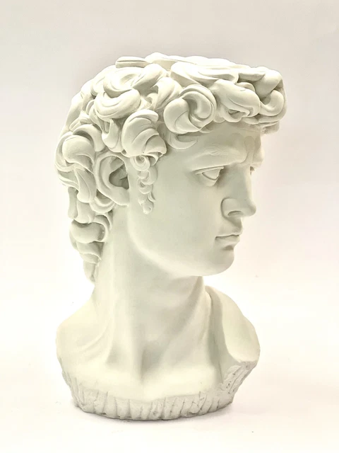 TESTA DAVID DI Michelangelo Statua Made Italy Scultura Classica ...