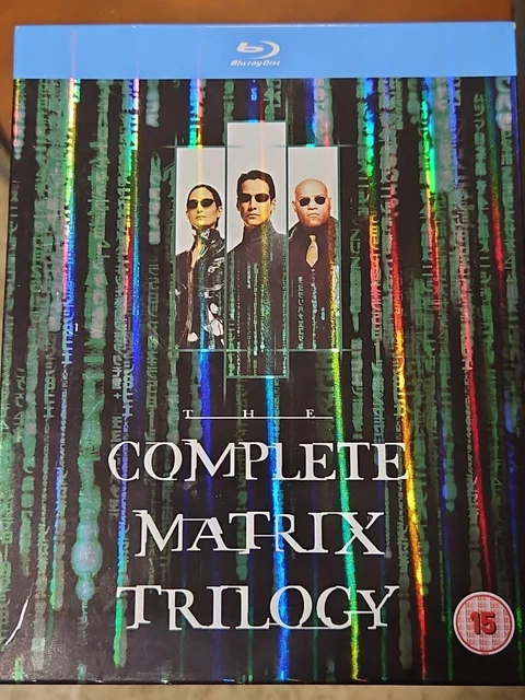 THE COMPLETE MATRIX Trilogy - 3 Disc Set Blu Ray, 2008 Like New $9.99 ...