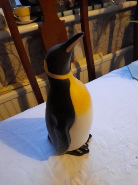 VINTAGE PENGUIN MONEY Box Pondus by Askvat Denmark, Den Danske Bank ...