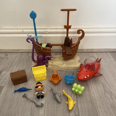 OCTONAUTS KWAZII SHIPWRECK Pirate Ship Gup B Vehicle And Kwazii Figure ...