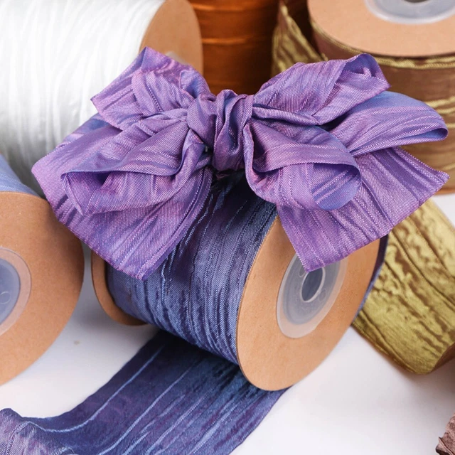RUBAN PLISSÉ ARTISANAL coloré parfait pour les projets de bricolage ...