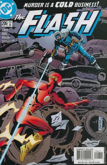 FLASH (2ND SERIES) #206 VF; DC | Geoff Johns Captain Cold - w/Bag+Board ...
