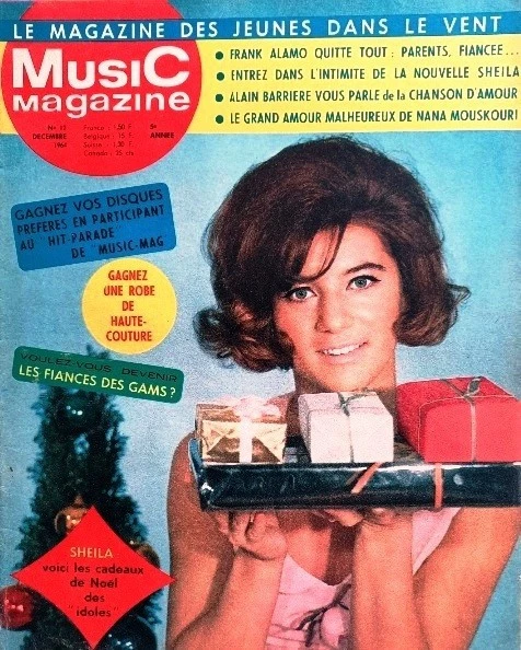 MUSIC MAGAZINE N° 12 1964 Sheila-Monty-Frank Alamo-Alain Barriere ...