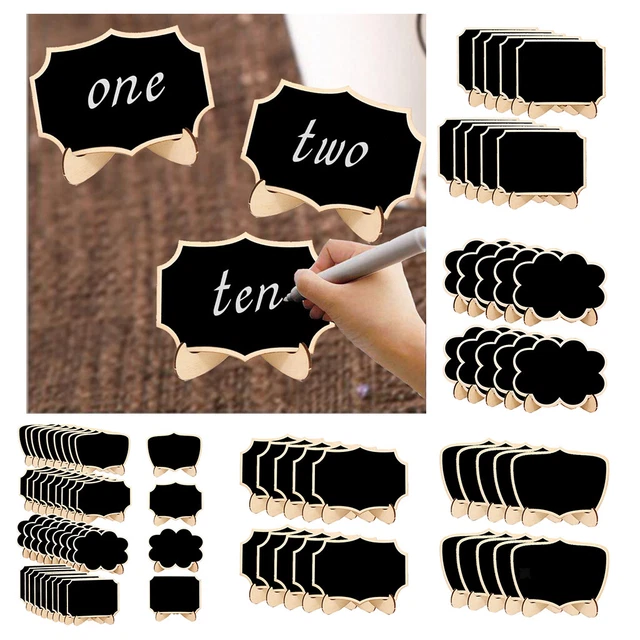 MINI MESSAGE BOARD Signs, Table Markers, Food Signage, £20.22 - PicClick UK