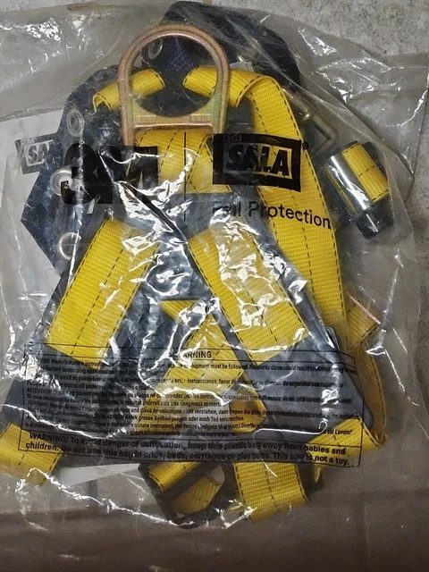 3M DBI SALA Delta Full Body Harness Fall Protection New Sealed In ...