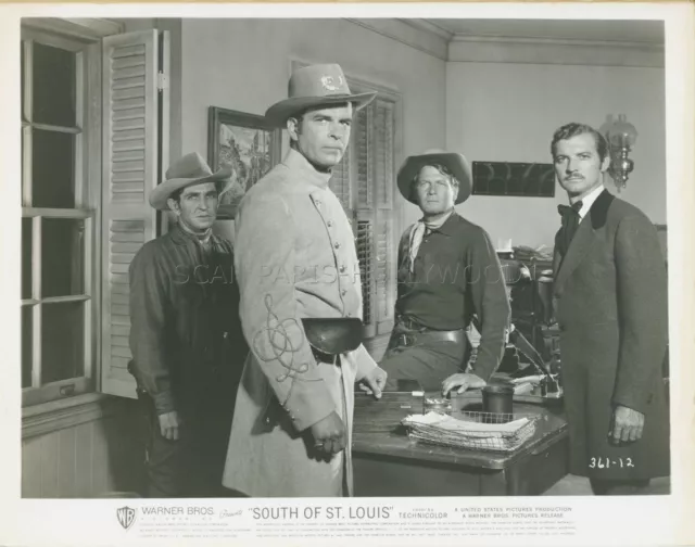 ZACHARY SCOTT JOEL McCREA SOUTH OF ST LOUIS 1949 PHOTO ORIGINAL #33 EUR ... ZACHARY SCOTT JOEL McCREA SOUTH OF ST LOUIS 1949 PHOTO ORIGINAL #33 EUR ...