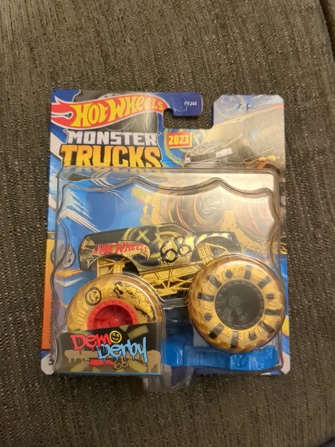 HOT WHEELS MONSTER Trucks Dem Derby Ruote d'oro 2023 nuove e sigillate ...