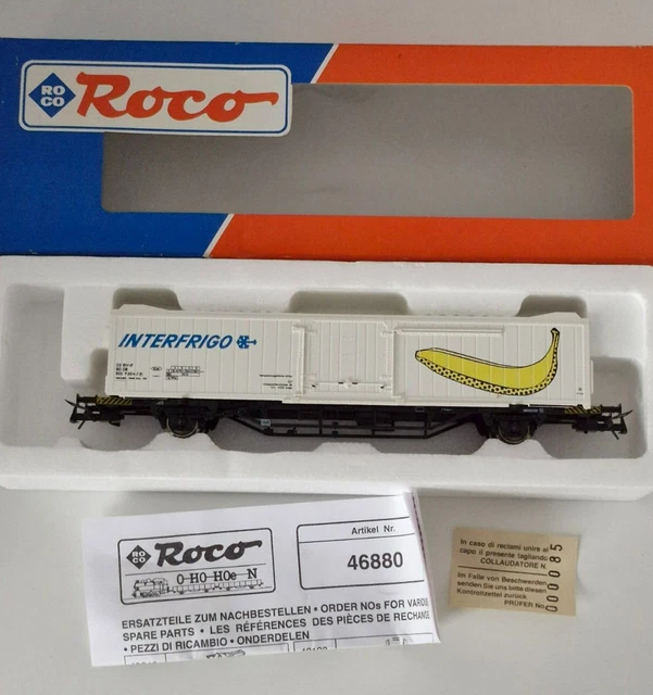 ROCO SPUR H0 46880 DB-Kühlwagen INTERFRIGO weiß, KK ,03 RIV-IF,80DB ...