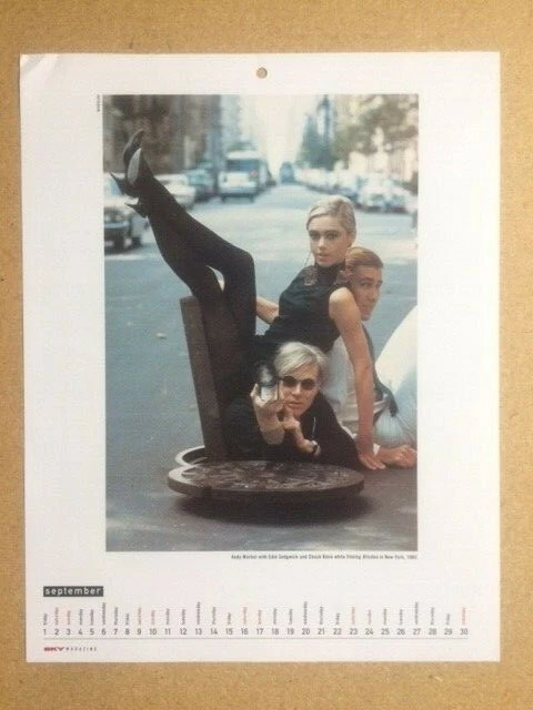 ANDY WARHOL ORIGINAL Vintage Sky Magazine Calendar Poster (SP) £12.92 ...