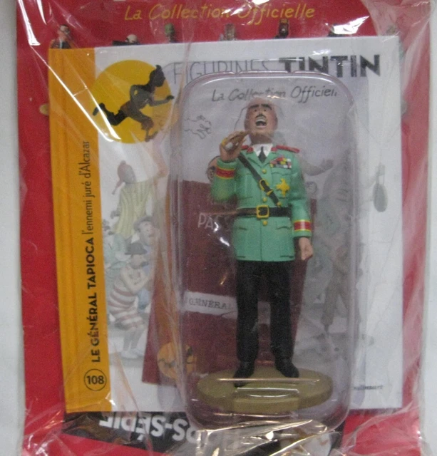 FIGURINE TINTIN COLLECTION Officielle - Le General Tapioca - N° 108 EUR ...