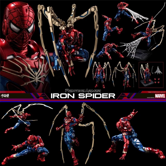 SENTINEL MARVEL SPIDER-MAN Iron Spider Fighting Armor Diecast Action ...