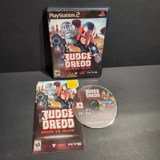 JUDGE DREDD: DREDD vs Death (Sony PlayStation 2, 2005) COMPLETE ...