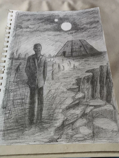 THE DARK TOWER Jake Chambers wall drawing with coa £225.00 - PicClick UK