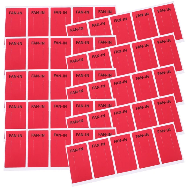 10 SHEETS AIR Conditioner Indication Stickers Airflow Indicating £14.25 ...