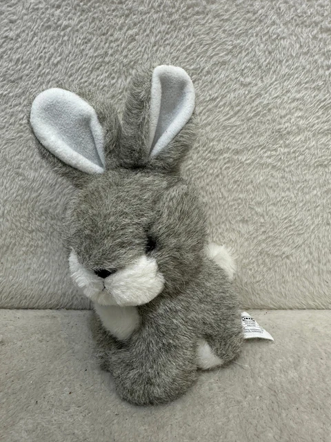 VINTAGE IKEA GREY bunny rabbit soft toy plush £17.99 - PicClick UK