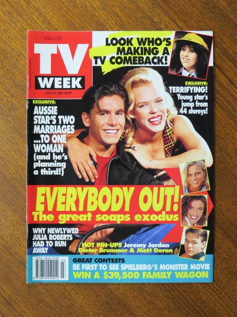 TV WEEK MAGAZINE July 17 1993 issue, Gavin Harrison / Kym Wilson cover ...
