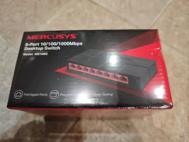 MERCUSYS 8 PORT gigabit network switch £20.00 - PicClick UK MERCUSYS 8 PORT gigabit network switch £20.00 - PicClick UK