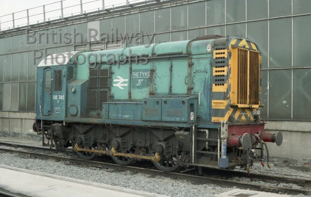 35MM NEGATIVE BR British Railway Diesel Shunter Class 08 08745 The Tyke Tinsley £3.99 - PicClick UK