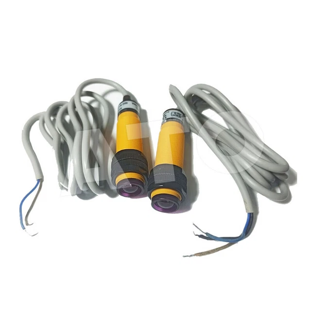 18MM THROUGH BEAM Photoelectric Sensor Infrared Switch NPN NO 1 Pairs ...