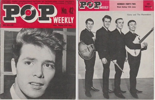 POP WEEKLY N°42-1963 Elvis Presley Billy Fury Pacemakers Rare Port Prix ...