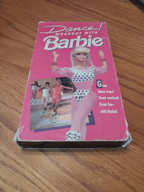 DANCE WORKOUT WITH BARBIE Vhs Video Tape 1999 Mattel Buena Vista ...