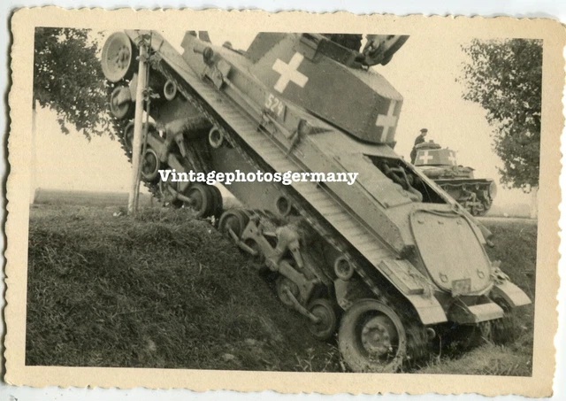 D7664 FOTO POLEN deutscher Panzer Skoda 35t Pz.Kpfw. 35 (t) Nummer 524 ...