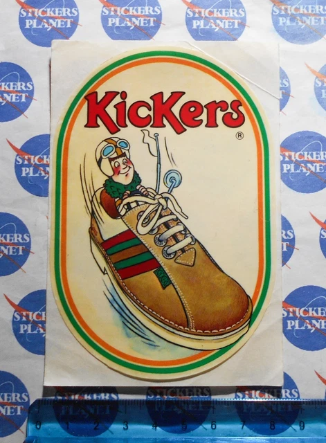 ADESIVO STICKER VINTAGE AUTOCOLLANT KICKERS SHOES ORIGINAL ANNI 80 8×8 ...