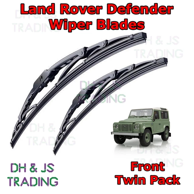 LAND ROVER DEFENDER Front Wiper Blades Windscreen 2x 13" Hook Type ...