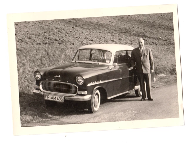 ALTES AUTO FOTO OPEL Olympia Rekord schöne 50/60er Jahre Ansicht EUR 4 ...