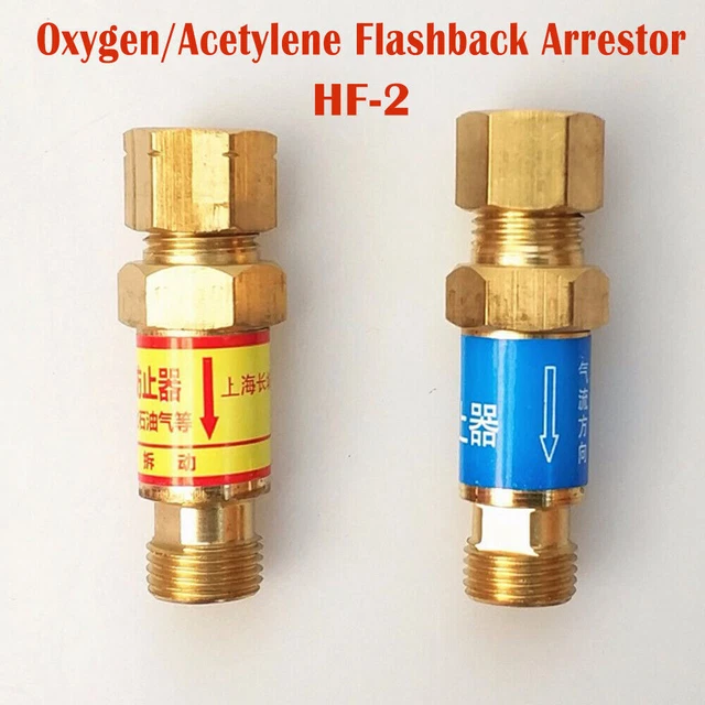 HI-LO WELDING FLASHBACK Arrestor Oxygen Propane Acetylene Fuel Gas ...
