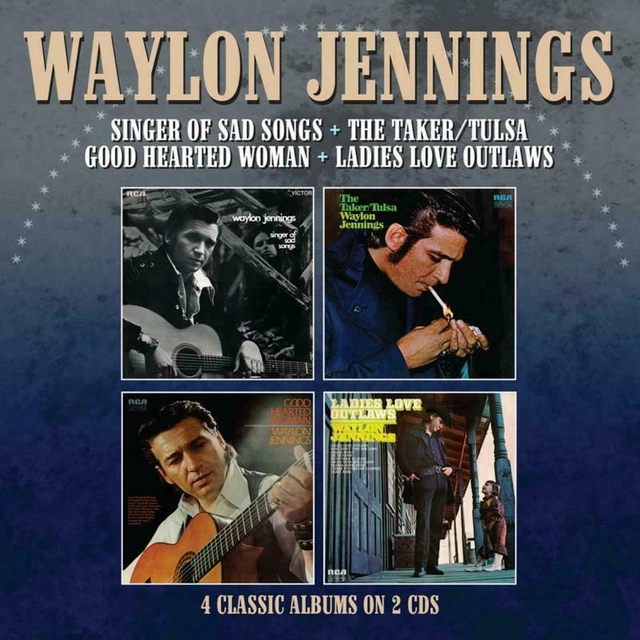 WAYLON JENNINGS SINGER of Sad Songs the Taker / Tulsa Good Hearted ...
