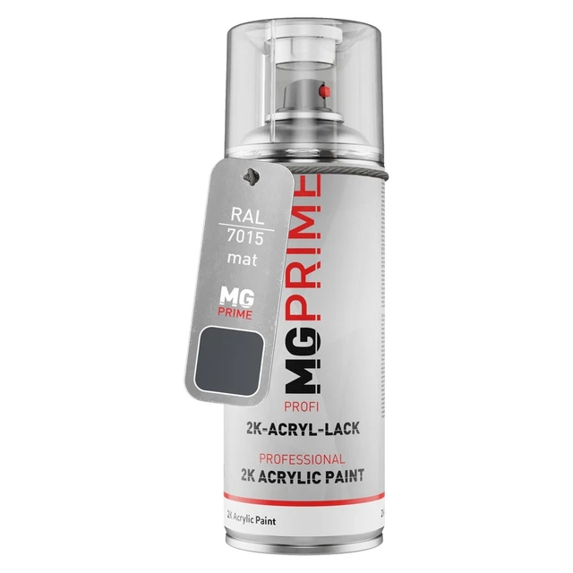 RAL 7015 GRIS ardoise Slate grey mat acrylique bombe aérosol 2C 400 ml ...