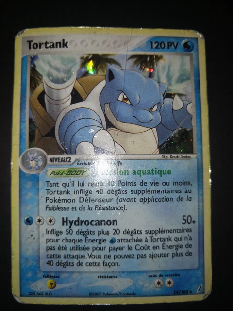 CARTE POKÉMON TORTANK (holo) - Ex Gardiens de cristal 14/100 - Mauvais ...