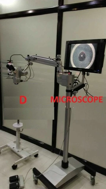 DENTAL MICROSCOPE 5 Step Magnification Complete system (Tilting ...