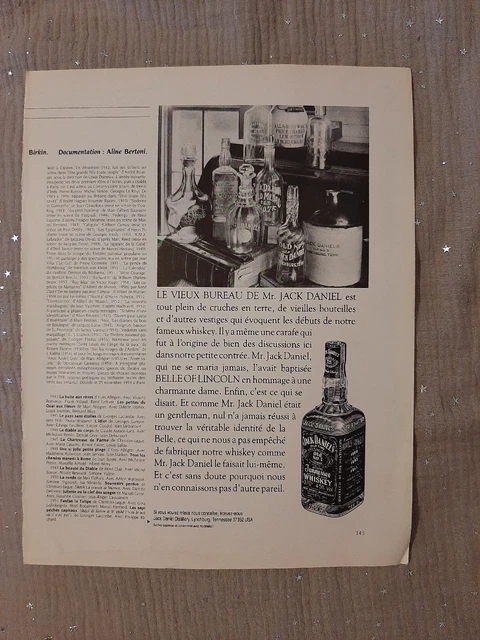 PUBLICITÉ DE PRESSE ancienne de jack daniel's de ? - Old paper ...