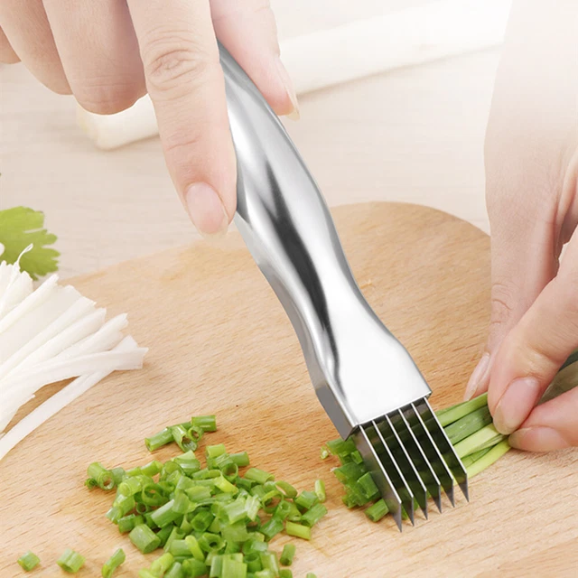 SHARP STAINLESS STEEL Vegetable Shredder Fruit Slicer Scallion Cutter ...